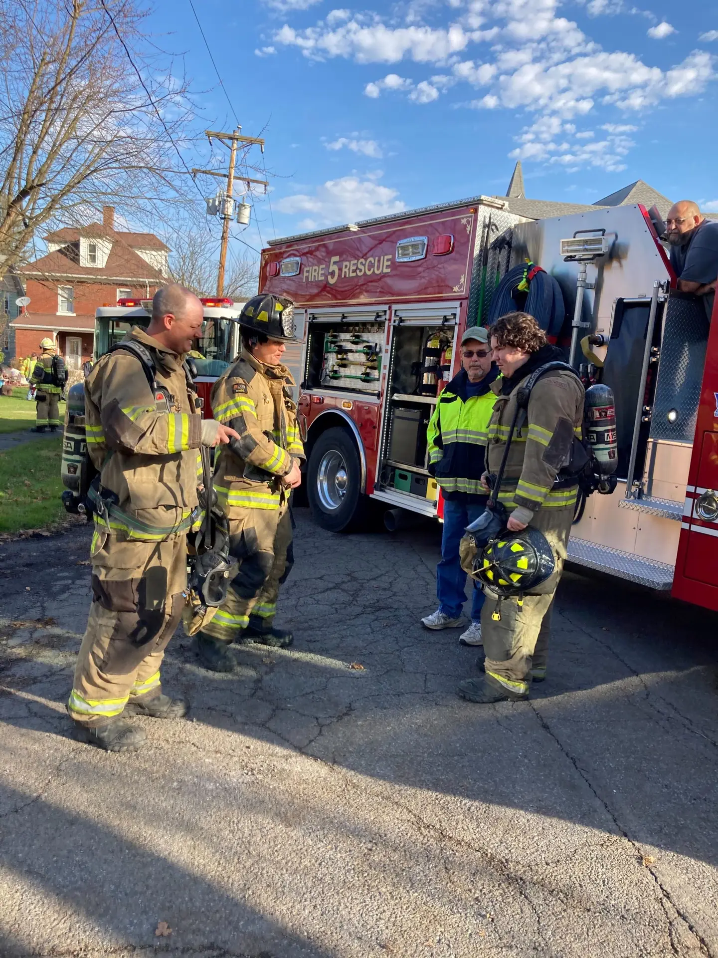 House Fire Assist - Lawrence Township Fire Department #1