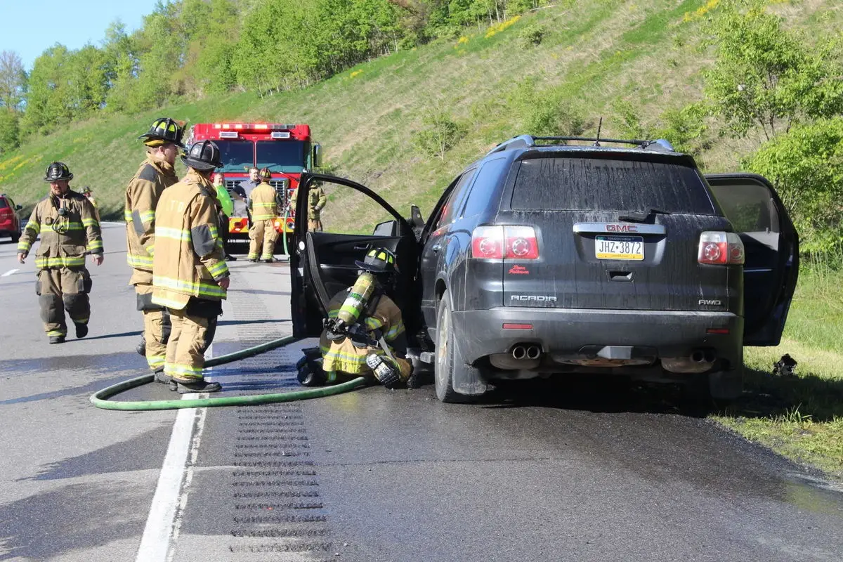 Working Vehicle Fire - Lawrence Township Fire Department #1