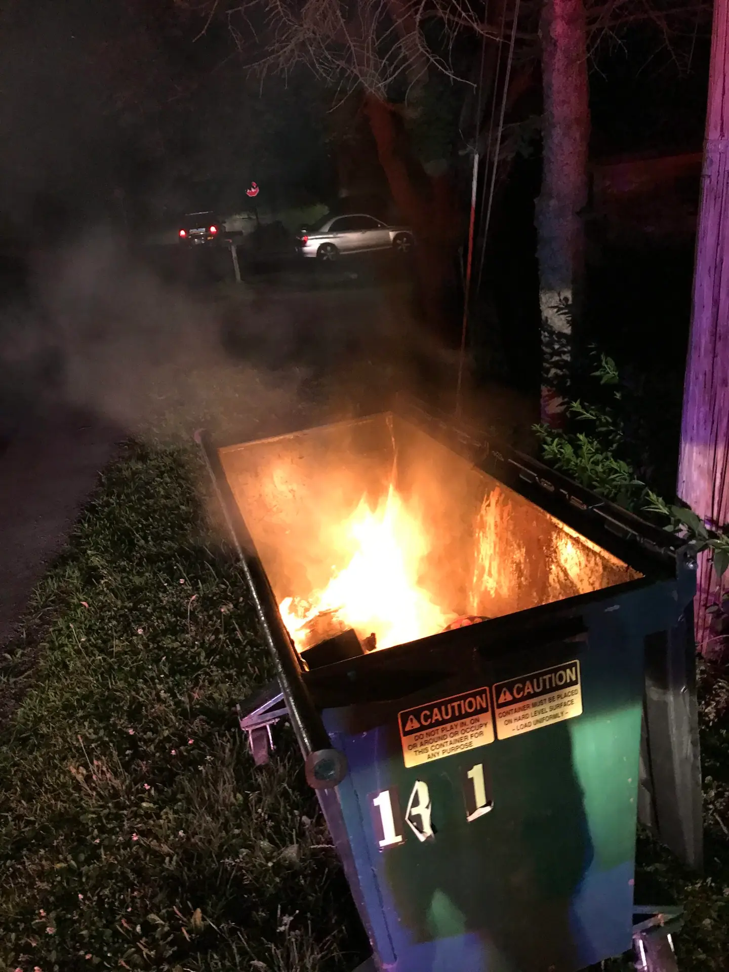 Dumpster Fire - Lawrence Township Fire Department #1